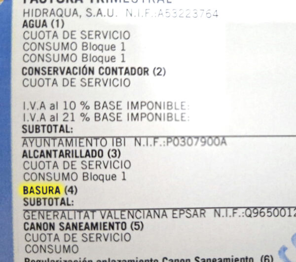 Ibi modifica el contrato del agua potable para poder recaudar la tasa ...